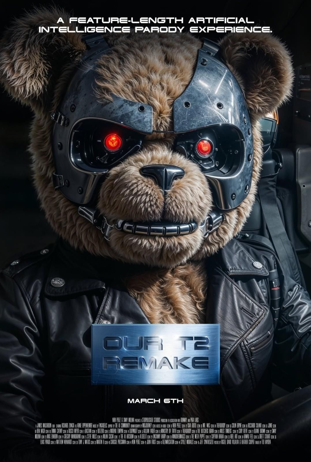 全新AI重制《终结者2》电影首个预告 3月6日上映 - 360娱乐，你开心就好